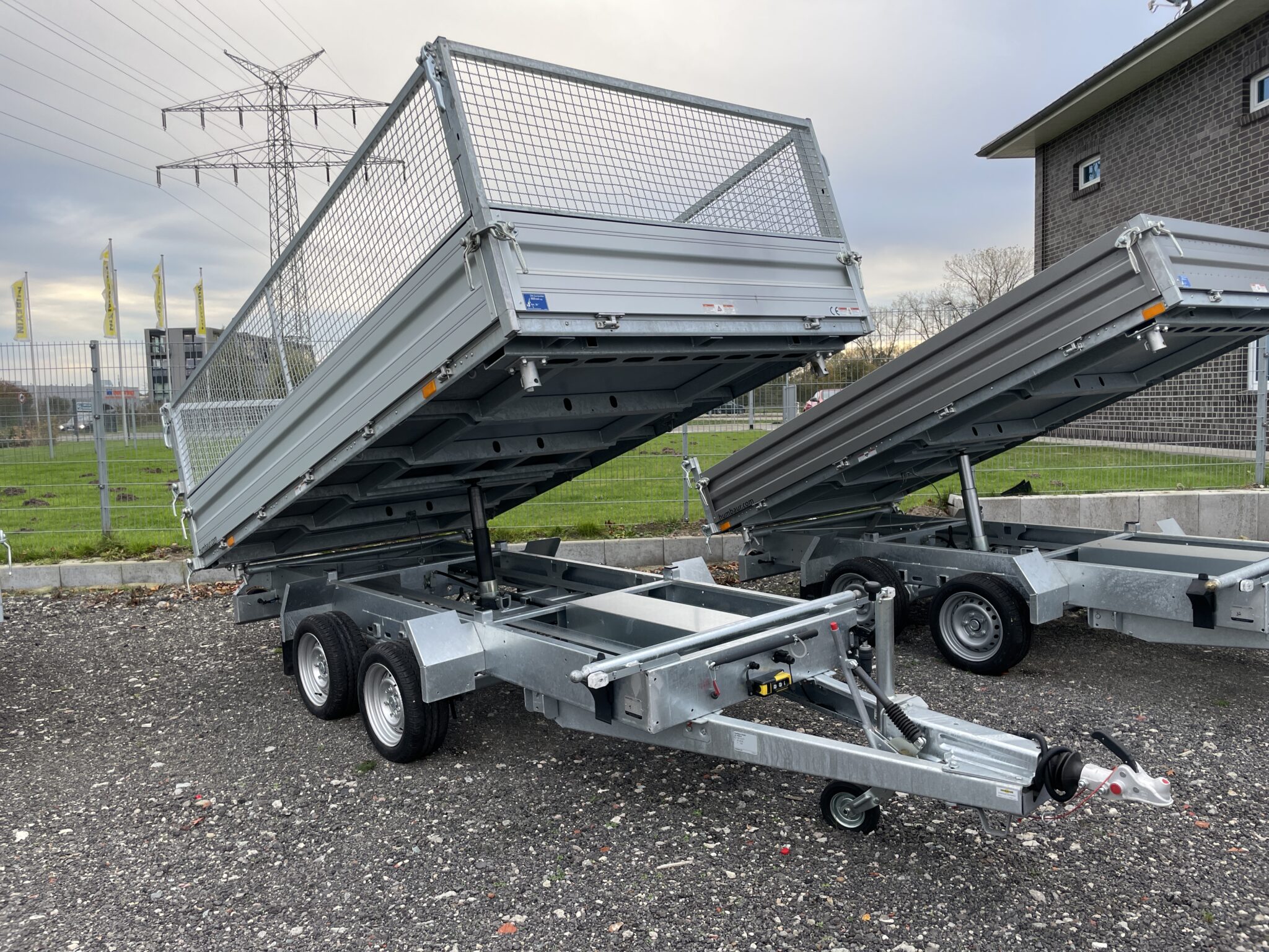 Humbaur HTK 3500.37 3.5t Tandem Kipper Dreiseitenkipper