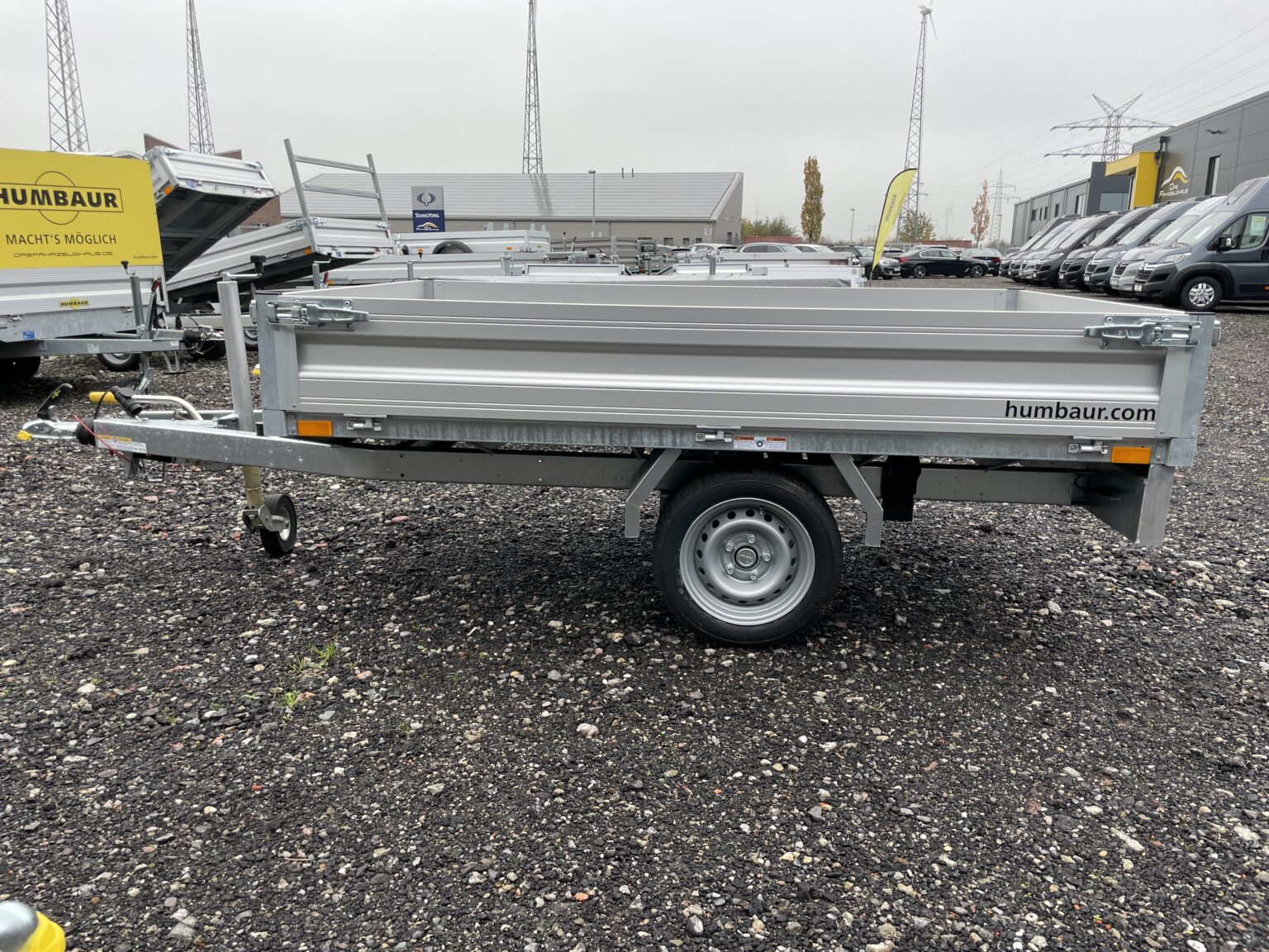 Humbaur HU 152314 1500 kg PKW-Anhänger Hochlader Alu