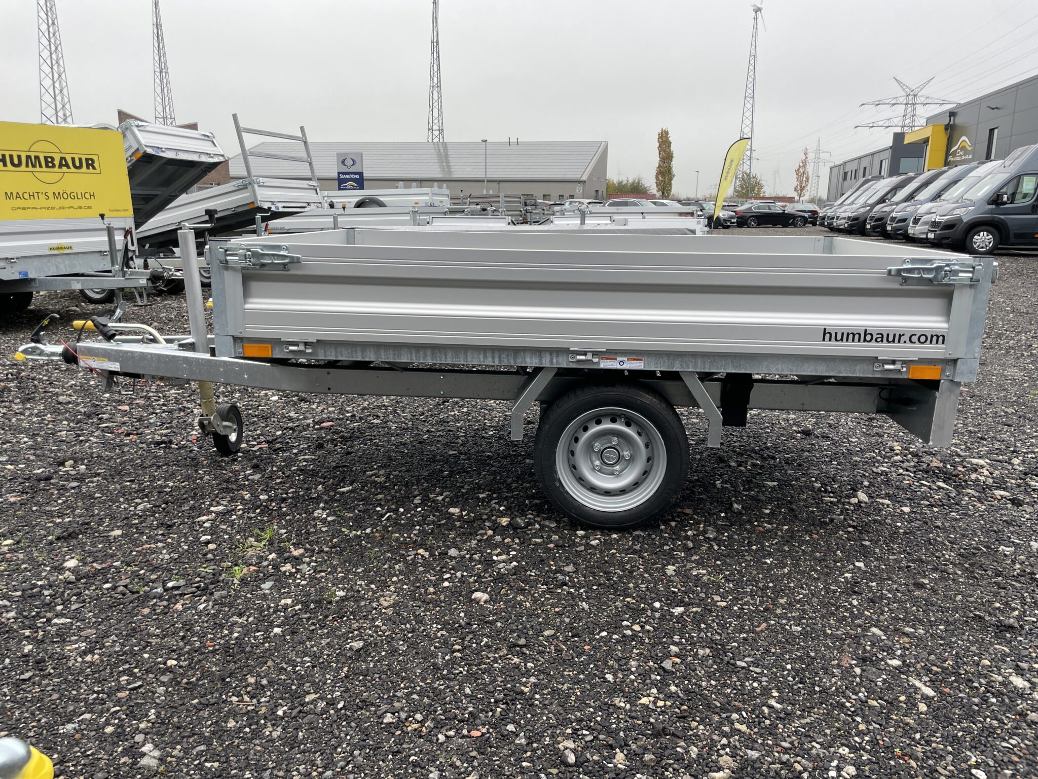 Humbaur HU 152314 1500 kg PKW-Anhänger Hochlader Alu