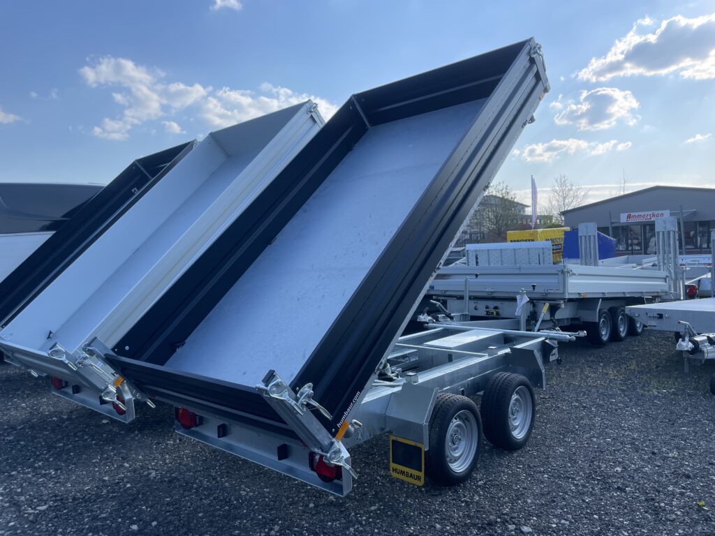 Humbaur HTK 2700.31 2.7t Dreiseitenkipper Kipper E-Pumpe Stahl