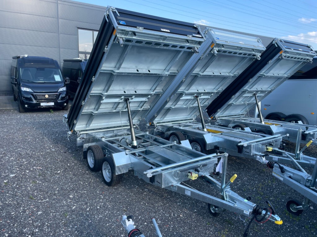 Humbaur HTK 2700.31 2.7t Dreiseitenkipper Kipper E-Pumpe Stahl